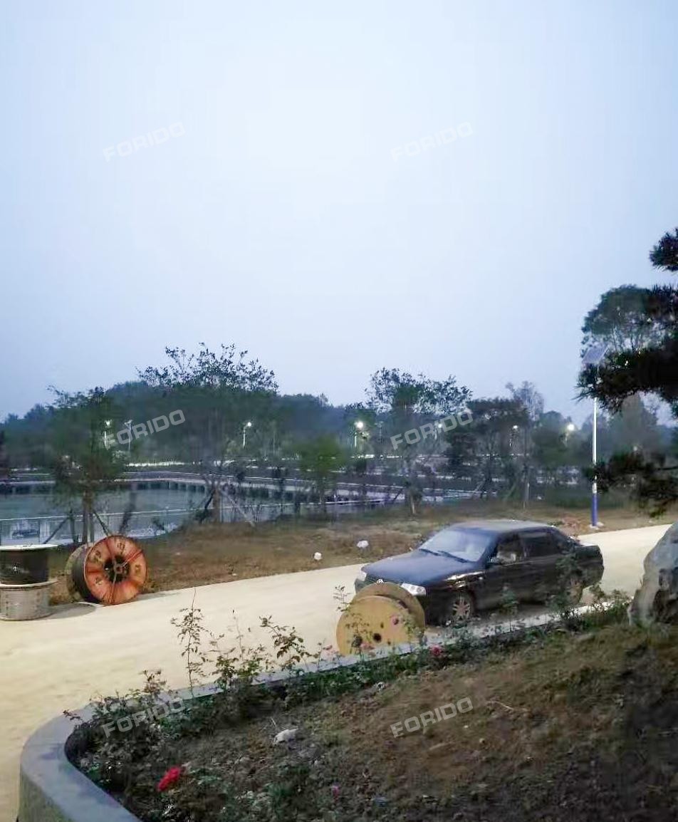 Solar Street Lights in Chenxi Village, Chenxi Road, Shangyao Street ...